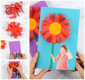 Paper Flower Mother's day Card - Easy Peasy and Fun
