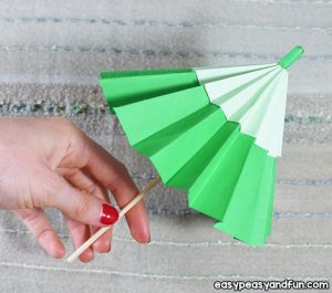 Paper Umbrella Craft for Kids - a Fun Rainy Day Idea - Easy Peasy and Fun