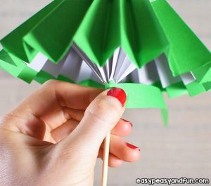 Paper Umbrella Craft for Kids - a Fun Rainy Day Idea - Easy Peasy and Fun