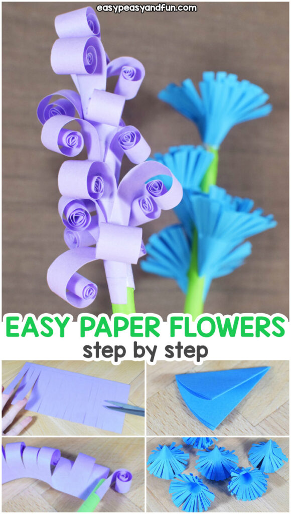 How To Make Easy Paper Flowers Easy Peasy And Fun How To Make Easy Paper Flowers Easy Peasy And Fun