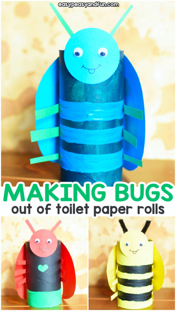 Toilet Paper Roll Bugs - Easy Peasy and Fun