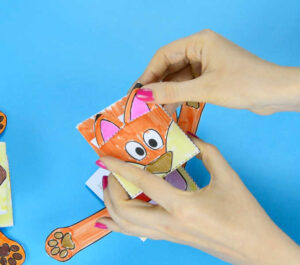 Fox Puppet Printable Template - Easy Peasy and Fun