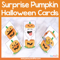 Surprise Pumpkin Halloween Cards - Easy Peasy and Fun