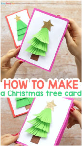 How to make a Paper Christmas Tree Card - Easy Peasy and Fun