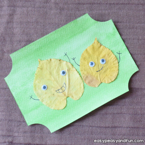 Simple Leaf Art Idea - Easy Peasy and Fun
