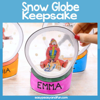 Photo Snowglobe Craft for Kids - Christmas Keepsake or Ornament - Easy ...