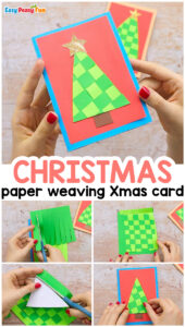 Paper Weaving Christmas Tree Card - Easy Peasy and Fun