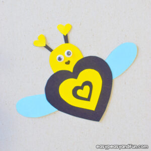 Valentine Bee Craft - Easy Peasy and Fun