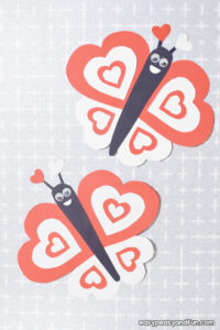 Butterfly Valentine's Day Paper Craft - Easy Peasy and Fun
