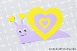 Snail Valentine's Day Craft - Easy Peasy and Fun
