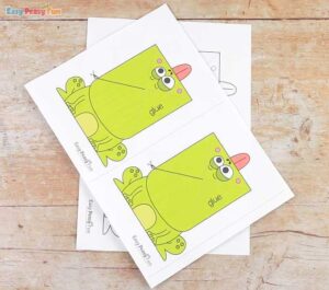 Frog Corner Bookmarks With Template - Easy Peasy and Fun