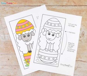 Surprise Easter Egg Cards Craft - Easy Peasy and Fun