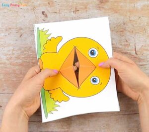 Chick Pop Up Card Template - Easy Peasy and Fun