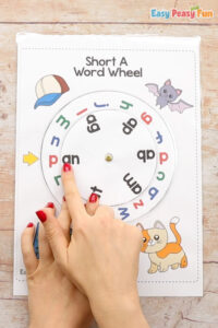 CVC Word Wheel - Easy Peasy and Fun