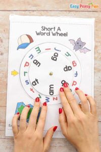 CVC Word Wheel - Easy Peasy and Fun