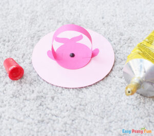 3D Valentines Day Paper Whale - Easy Peasy and Fun