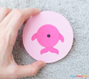 3D Valentines Day Paper Whale - Easy Peasy and Fun
