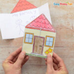 Paper House My Family Craft - Easy Peasy and Fun