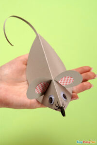 Easy Peasy Paper Mouse Craft - Easy Peasy and Fun