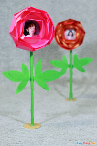 Mothers Day Paper Flower - Paper Peony Craft - Easy Peasy and Fun
