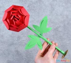 Mothers Day Paper Flower - Paper Peony Craft - Easy Peasy and Fun