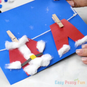 Easy Paper Santa Craft - Easy Peasy and Fun