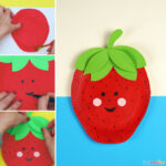 Paper Plate Strawberry Craft - Easy Peasy and Fun