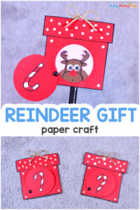Rudolph Reindeer Gift Craft - Easy Peasy and Fun
