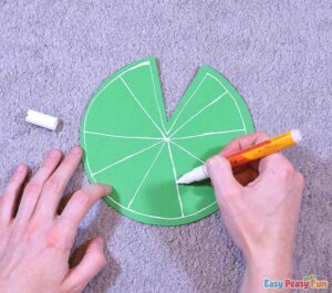 Frog on a Lily Pad Craft - Easy Peasy and Fun