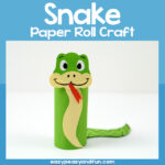 Toilet Paper Roll Snake - Easy Peasy and Fun