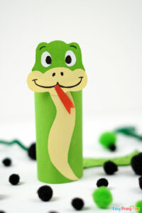 Toilet Paper Roll Snake - Easy Peasy and Fun
