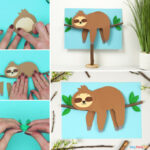 Sloth on a Branch Craft - Easy Peasy and Fun