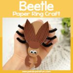 How to Make a Paper Ring Beetle - Easy Peasy and Fun