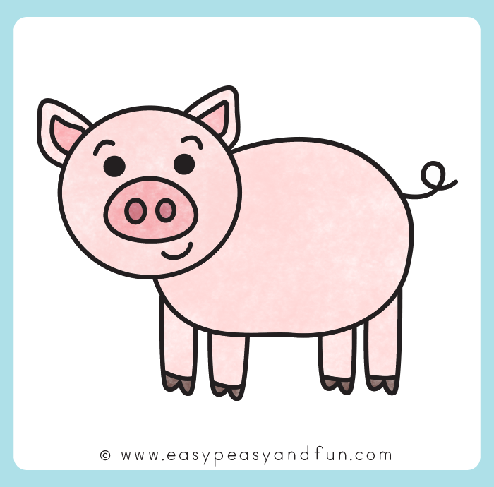 Easy Steps To Draw A Pig Infoupdate Easy Steps To Draw A Pig Infoupdate