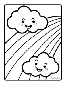 Rainbow Coloring Pages – 30 Printable Coloring Pages - Easy Peasy and Fun