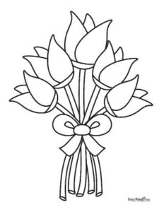 Printable Mother's Day Coloring Pages - Easy Peasy and Fun