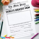 Mother's Day Newspaper Article Templates (Classroom Idea) - Easy Peasy ...