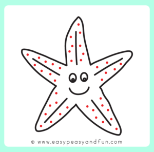 How to Draw a Starfish – Step by Step Drawing Tutorial - Easy Peasy and Fun