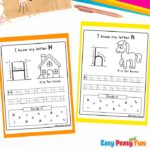 Letter H Worksheets for Preschool and Kindergarten - Easy Peasy and Fun