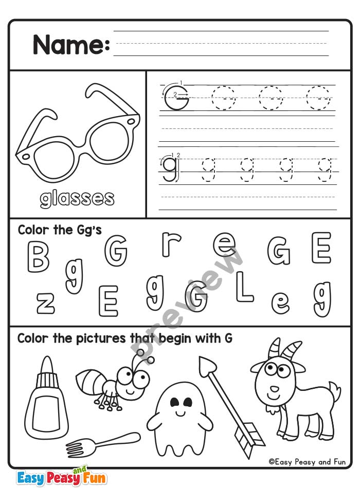 Letter G Activities For Preers In English Infoupdate Letter G Activities For Preers In English Infoupdate