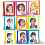 Split Face Self Portrait Art (Half Photo, Half Drawing) - Easy Peasy ...