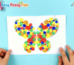 Easy Symmetrical Butterfly Art - Easy Peasy and Fun