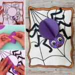 Halloween Spider Craft Template - Easy Peasy and Fun