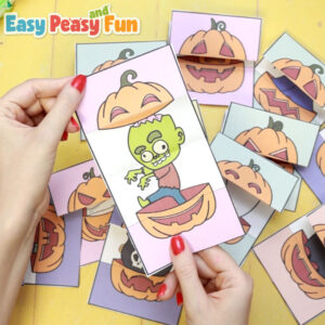 Printable Halloween Surprise Cards Template - Easy Peasy and Fun