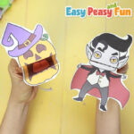 Printable Halloween Finger Puppets - Easy Peasy and Fun