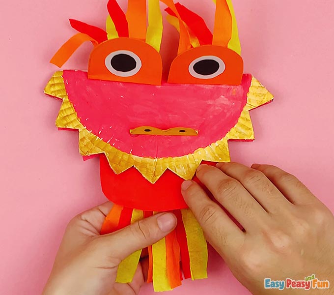 Paper Plate Chinese Dragon Craft - Easy Peasy and Fun