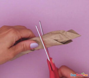 Fall Tree Newspaper Craft - Easy Peasy and Fun