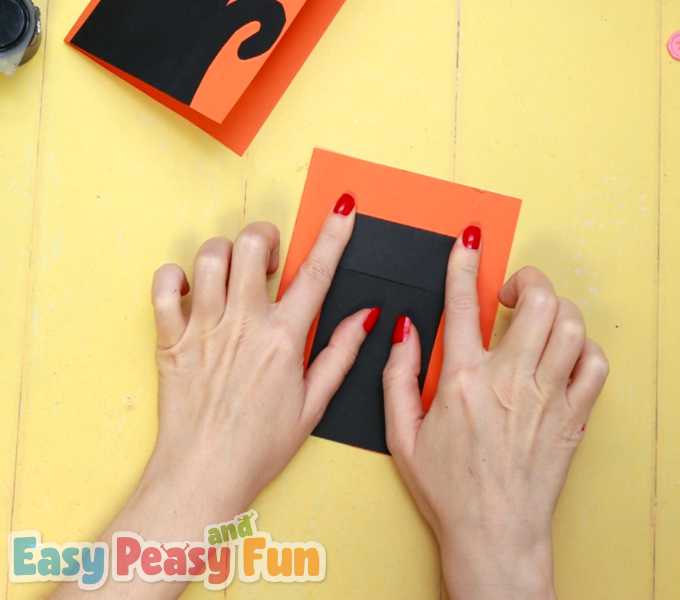Cat Halloween Card Idea - Easy Peasy and Fun