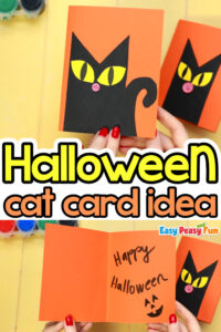 Cat Halloween Card Idea - Easy Peasy and Fun