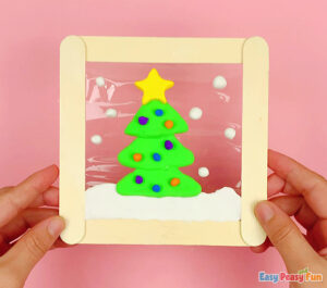 Playdough Christmas Tree (Craft for Kids) - Easy Peasy and Fun